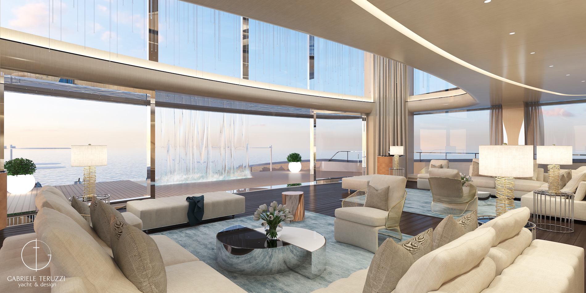 Yacht concept Stella Del Sud brings to light her unimaginable interior ...