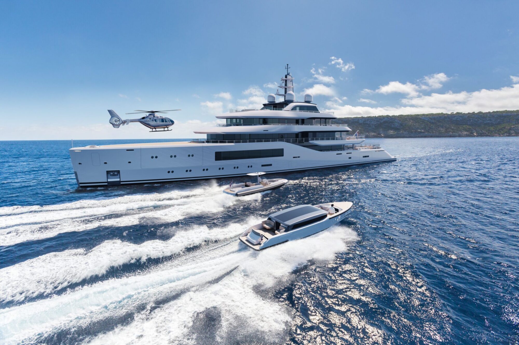 Delivery in 2026 / This new generation superyacht combines ...