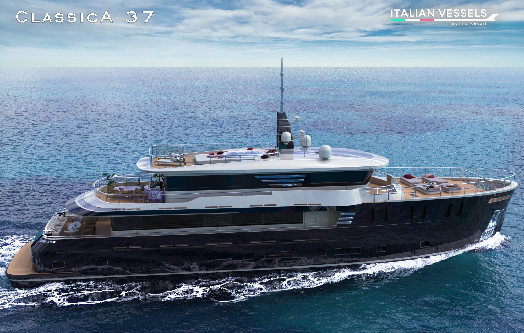 Italian Vessels: classic yacht design revamped for modern use (new line ...